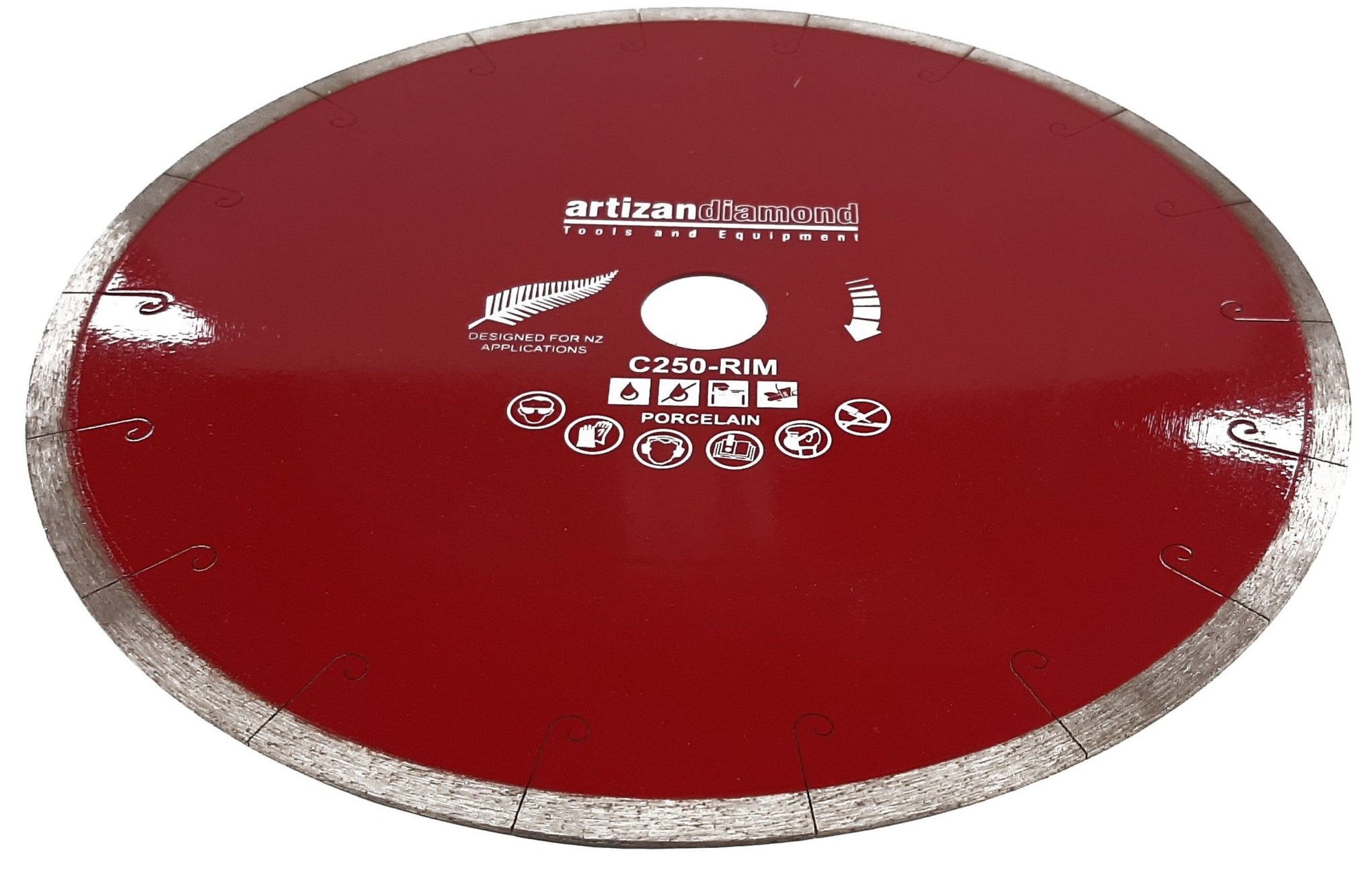 80-350mm Thin Tile Continuous RIM Series Blade — Artizan Diamond