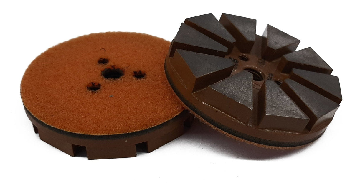 MET series 75 mm metal machine floor pads. — Artizan Diamond